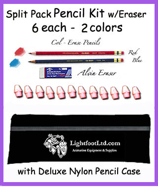 Split Pack Pencil Kit w/Deluxe Nylon Case – LightfootLtd